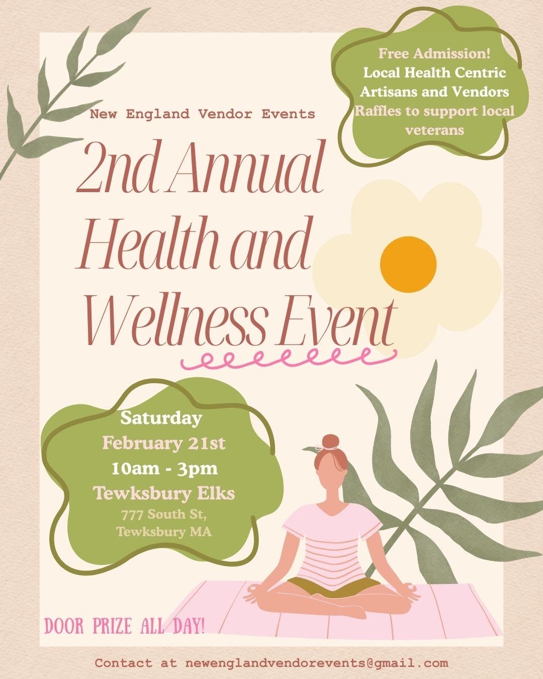 Feb 21 | 2nd Annual Health and Wellness Event | Tewksbury, MA Patch