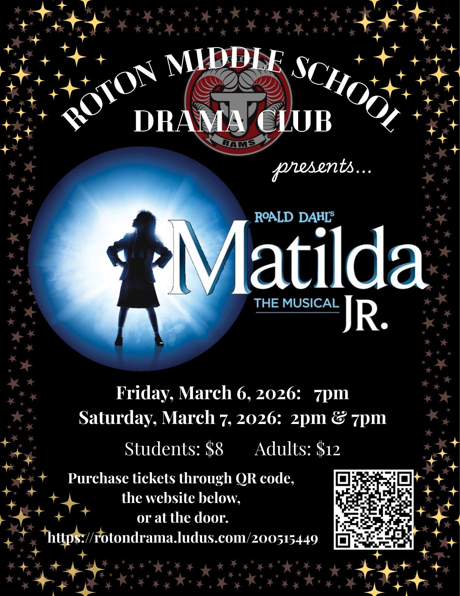 Mar 7 | Matilda The Musical Jr. Performed by Roton Middle School ...