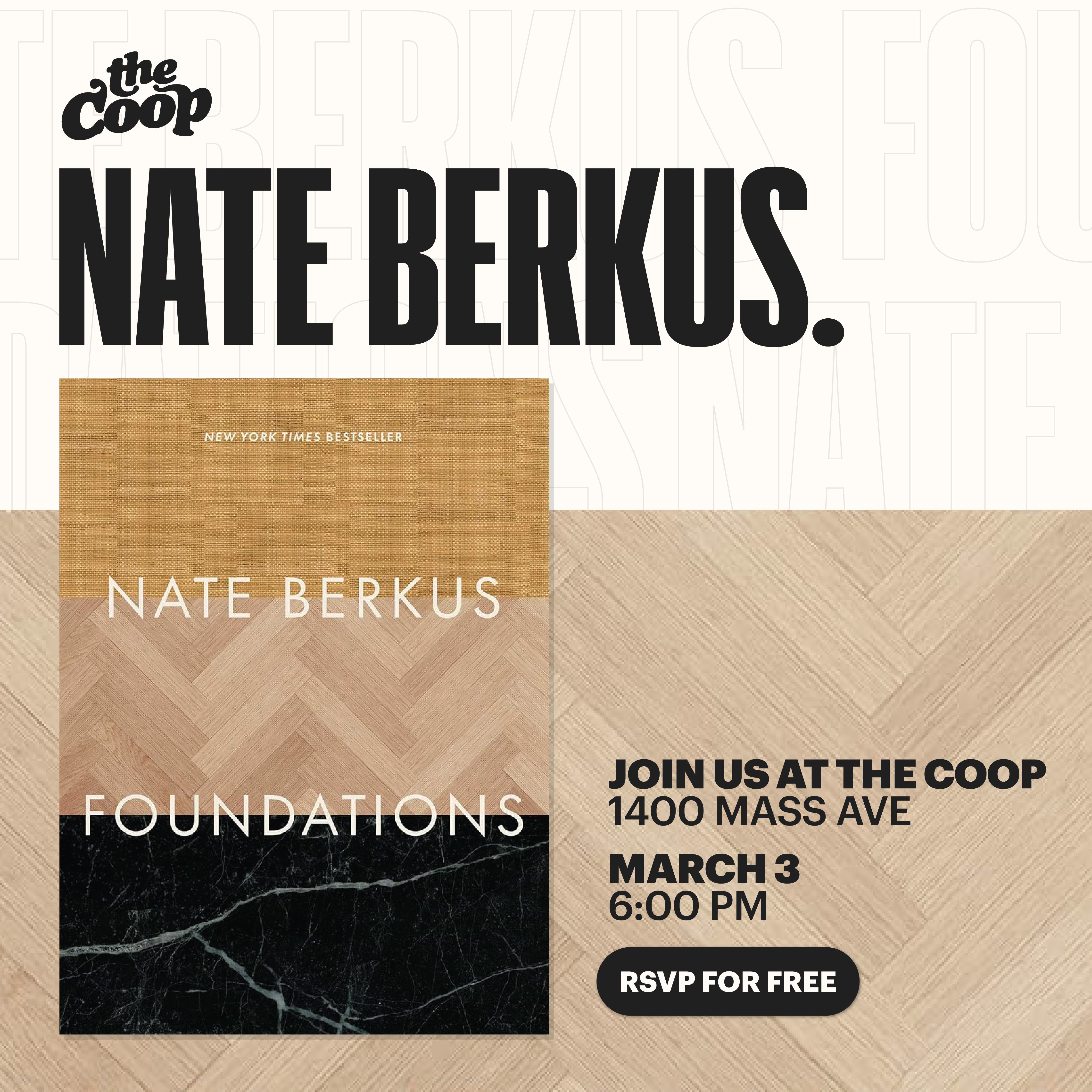 Mar 3 | Design Expert Nate Berkus at The COOP | Boston, MA Patch