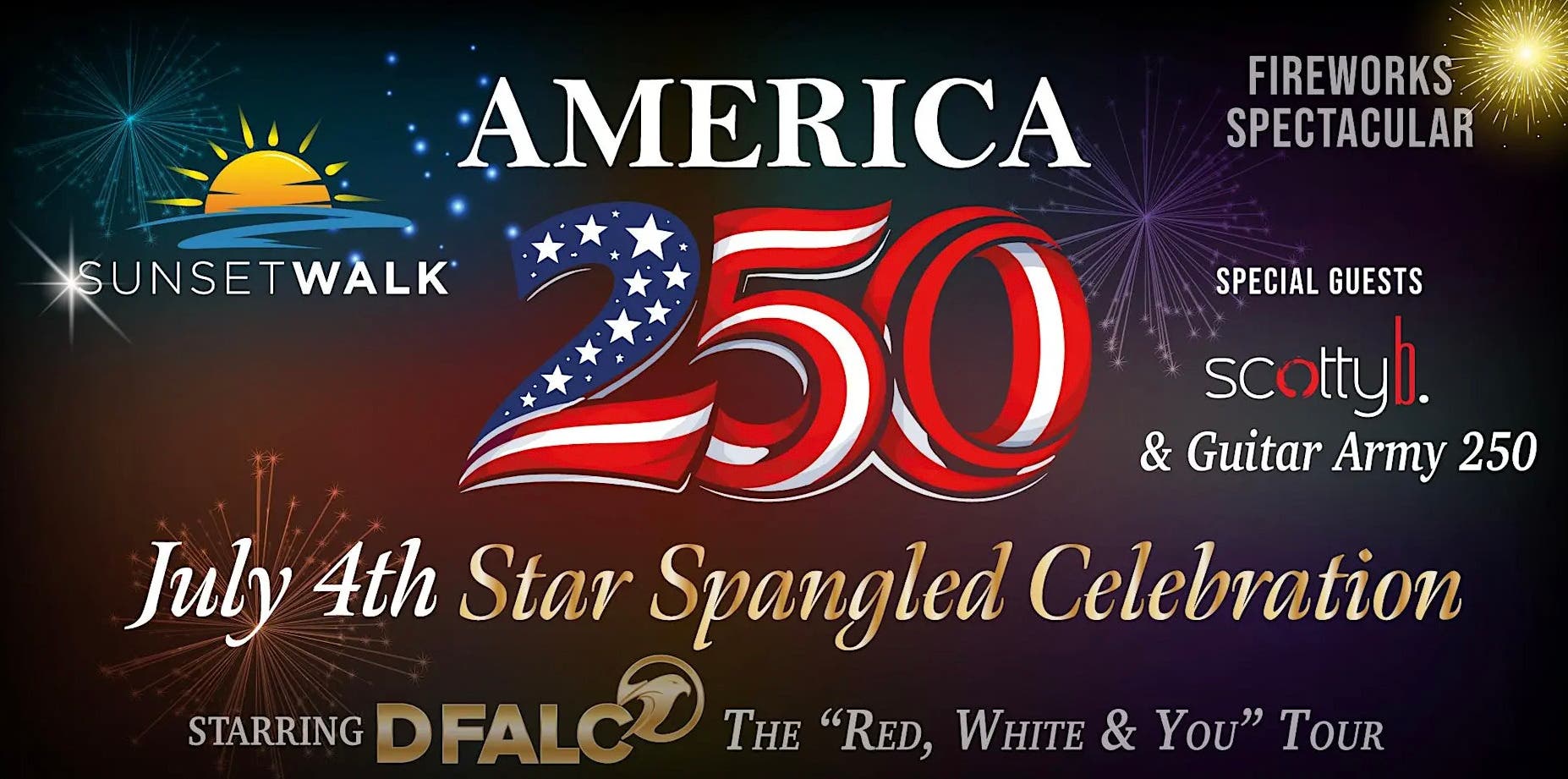 Jul 4 | Sunset Walk - Orlando July 4th "America 250" Celebration ...