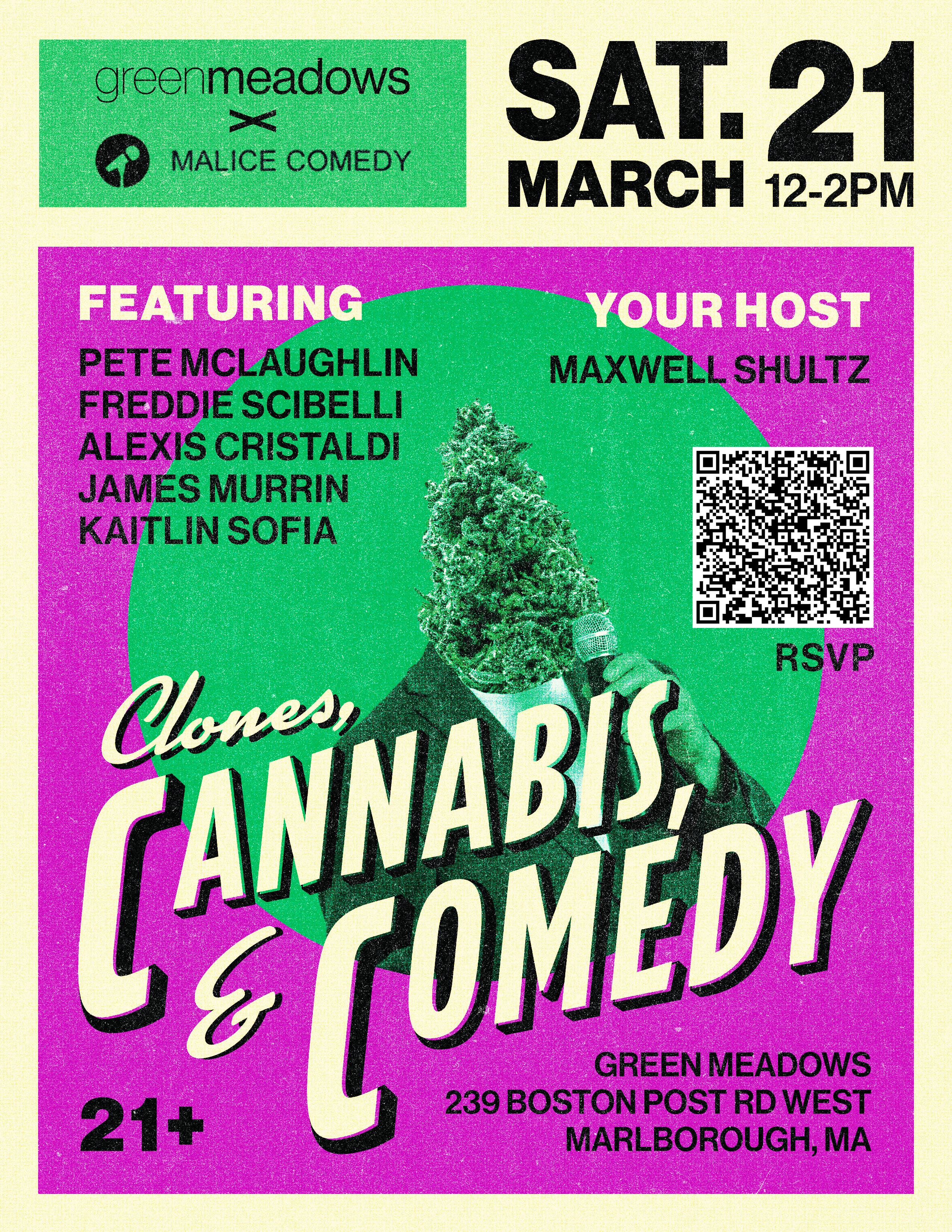 Mar 21 | Clones, Cannabis, and Comedy - A Live Comedy Show at Green ...