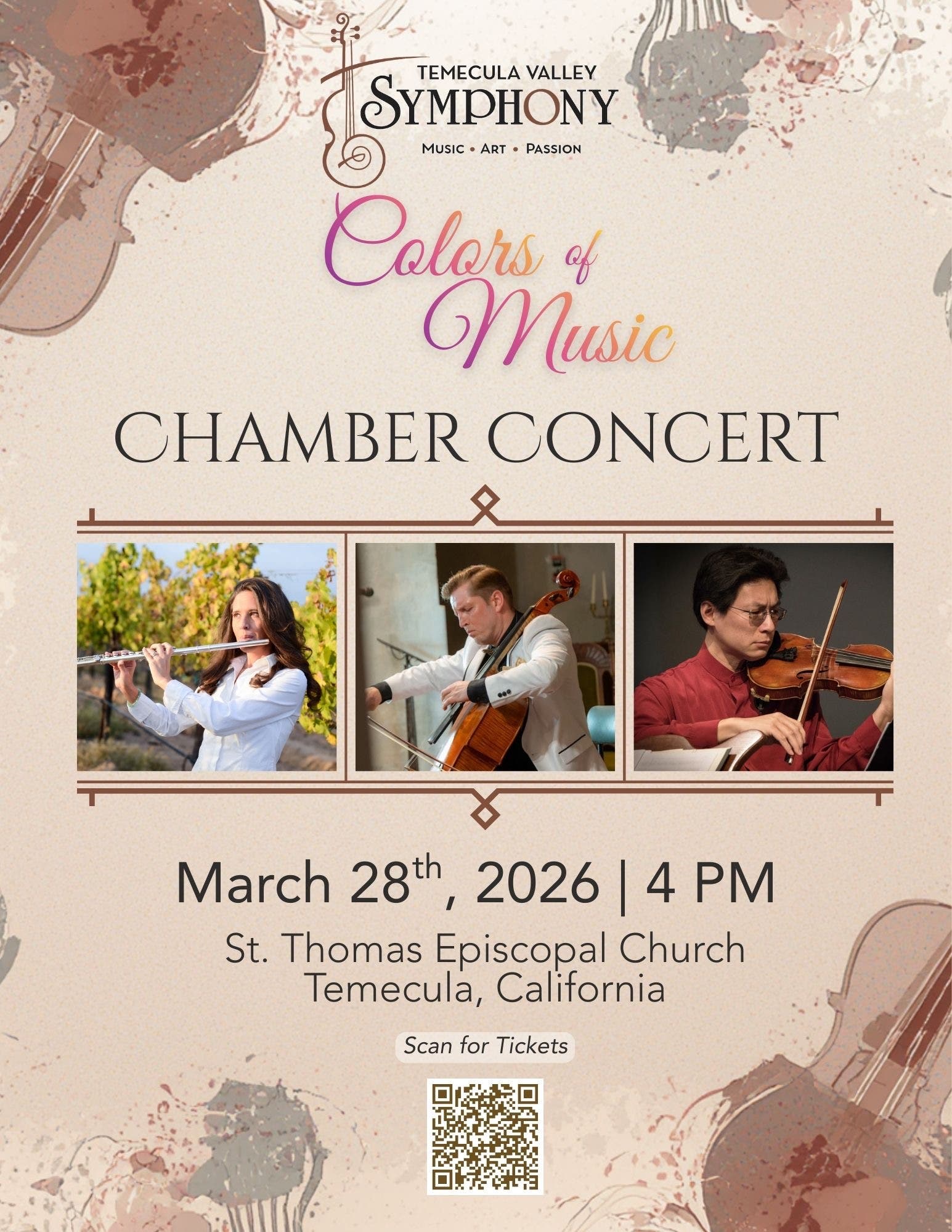 Mar 28 | Temecula Valley Symphony Colors Of Music Chamber Concert ...