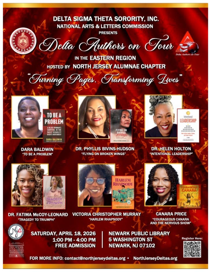 Apr 18 | Delta Authors on Tour (In the Eastern Region) | Newark, NJ Patch