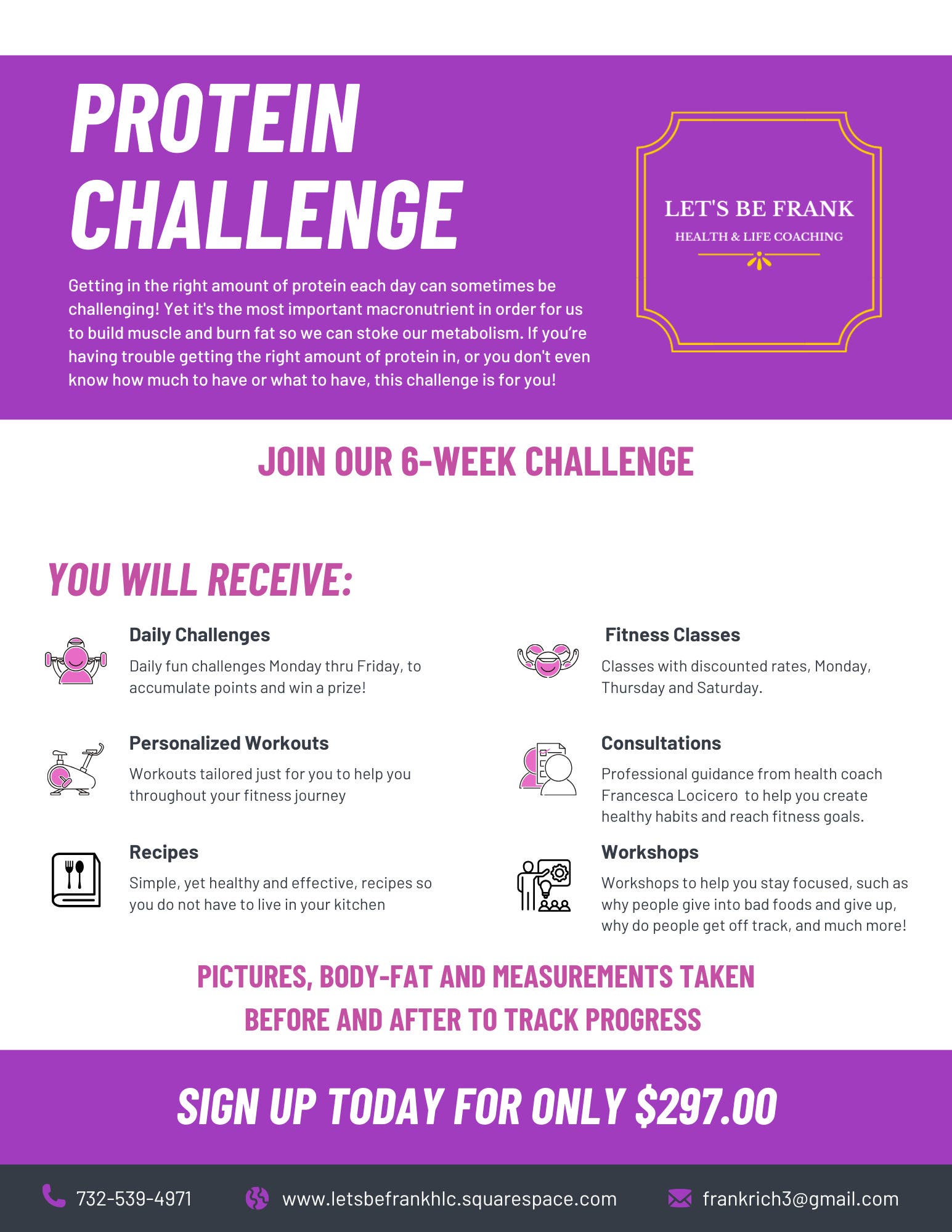 Apr 11 | Protein Challenge | Middletown, NJ Patch