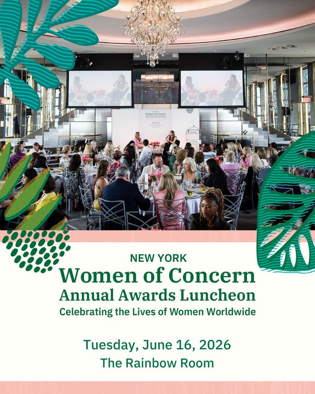 Jun 16 | 2026 Women of Concern Awards Luncheon | New York City, NY Patch