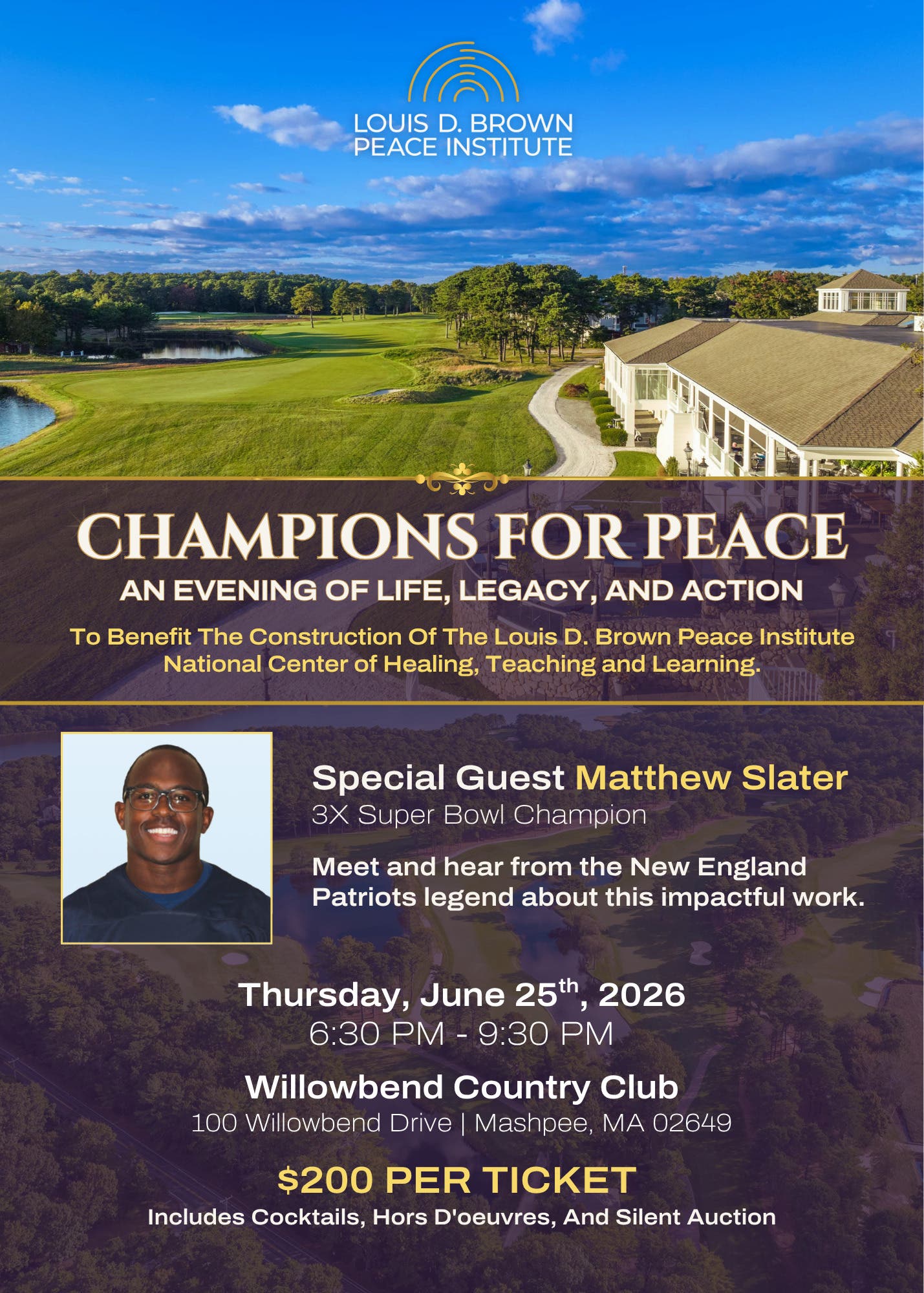 Jun 25 | Champions for Peace: An Evening of Life, Legacy, and Action ...