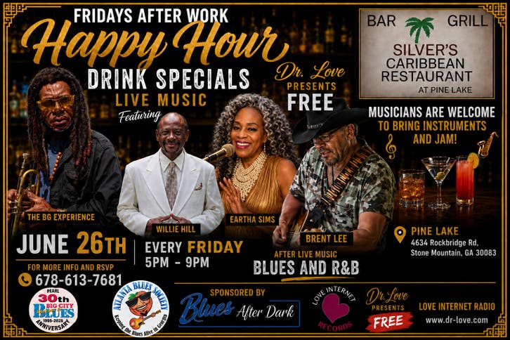 Jun 26 | Fridays After Work Happy Hour Blues And Music Jam Session ...