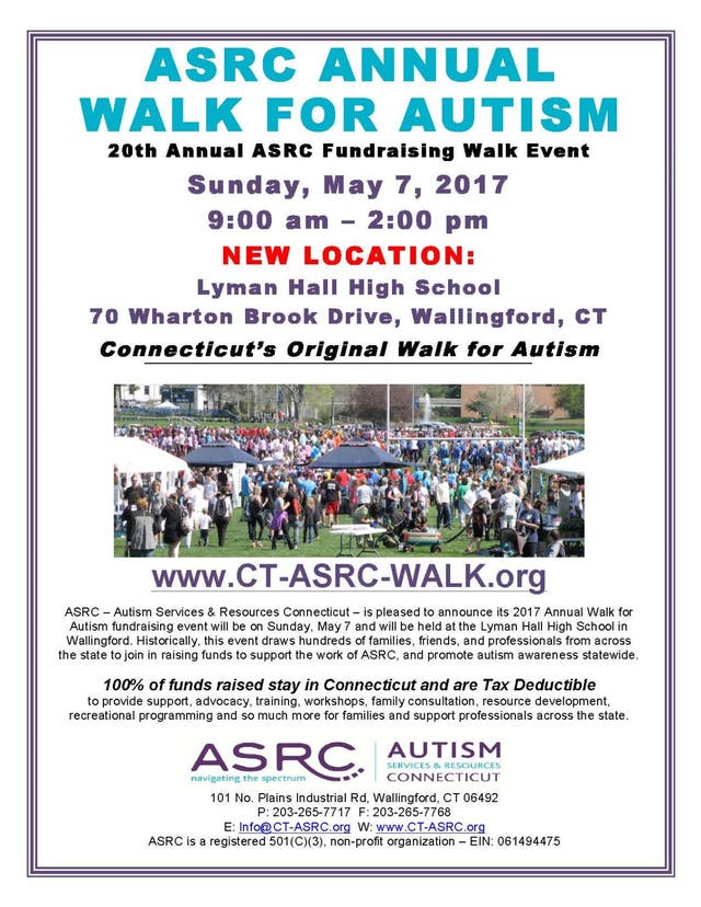ASRC Annual Walk For Autism | Wallingford, CT Patch