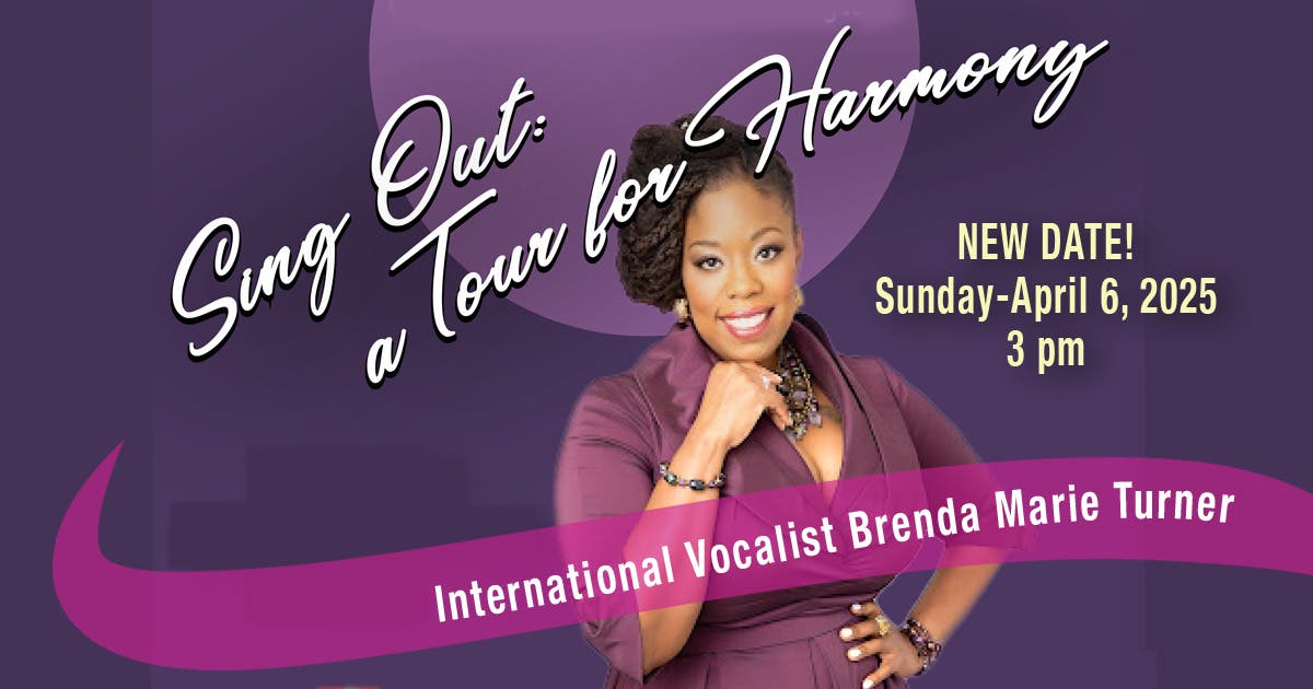 Apr 6 | FREE Concert with International Music Star Brenda Marie Turner ...