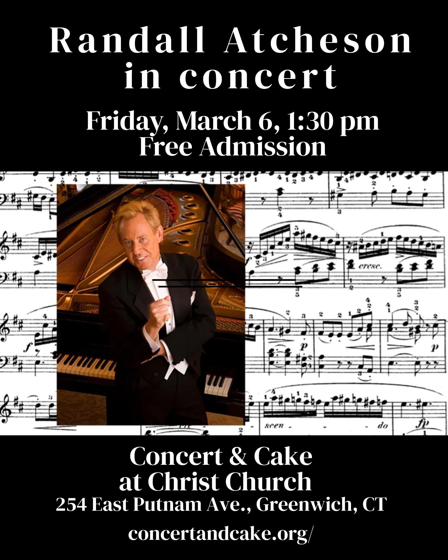 Mar 6 | Randall Atcheson In Concert | Greenwich, CT Patch