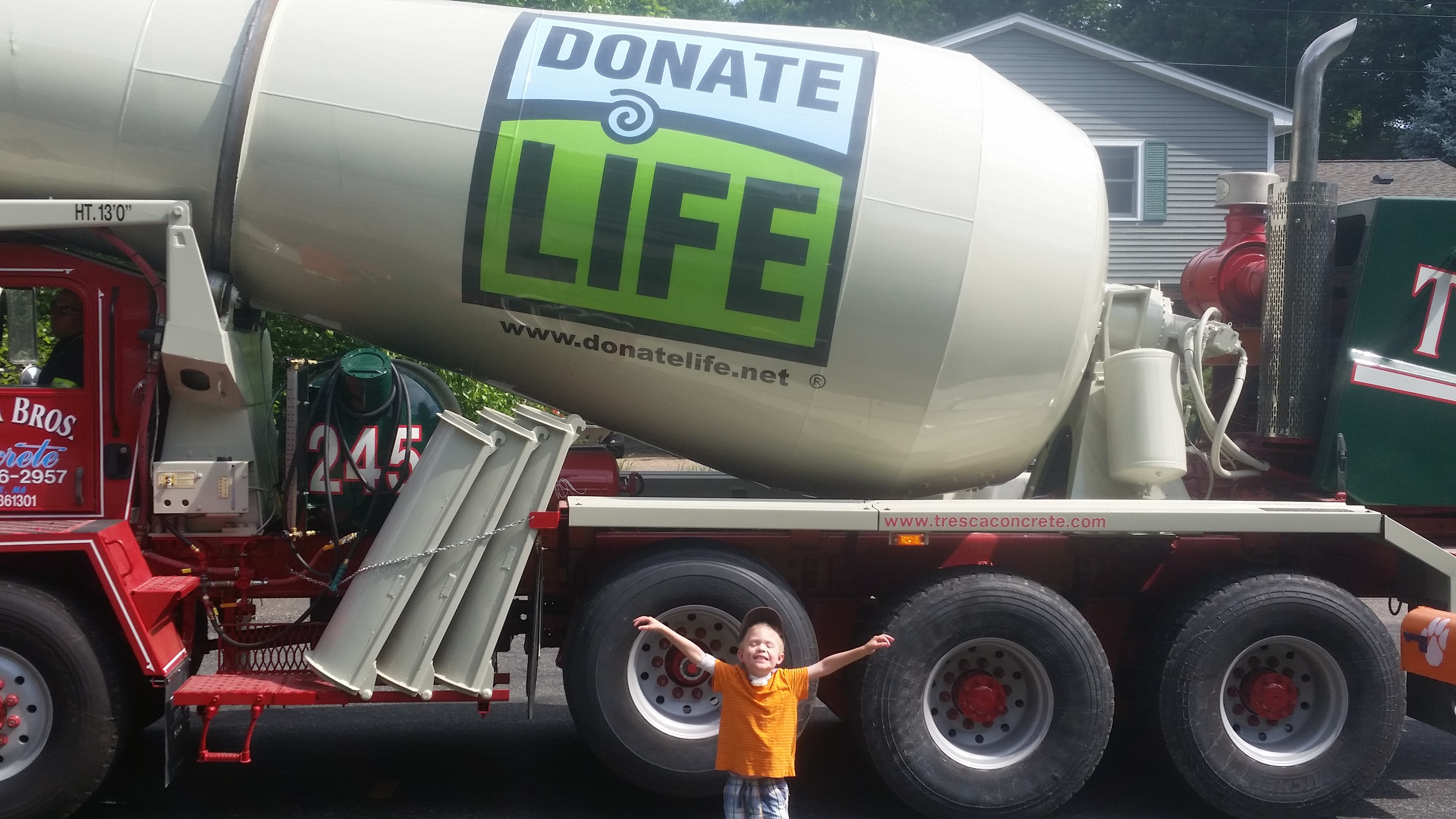 "DONATE LIFE" / "Hunter's Run" newest charity on Tresca Truck ...