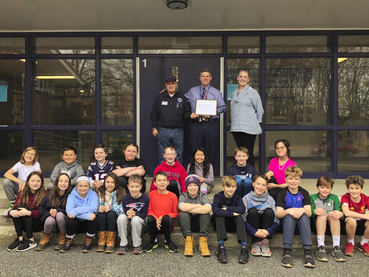 Principal Steve Grenham Recognized as Patriotic Employer... | Medfield ...
