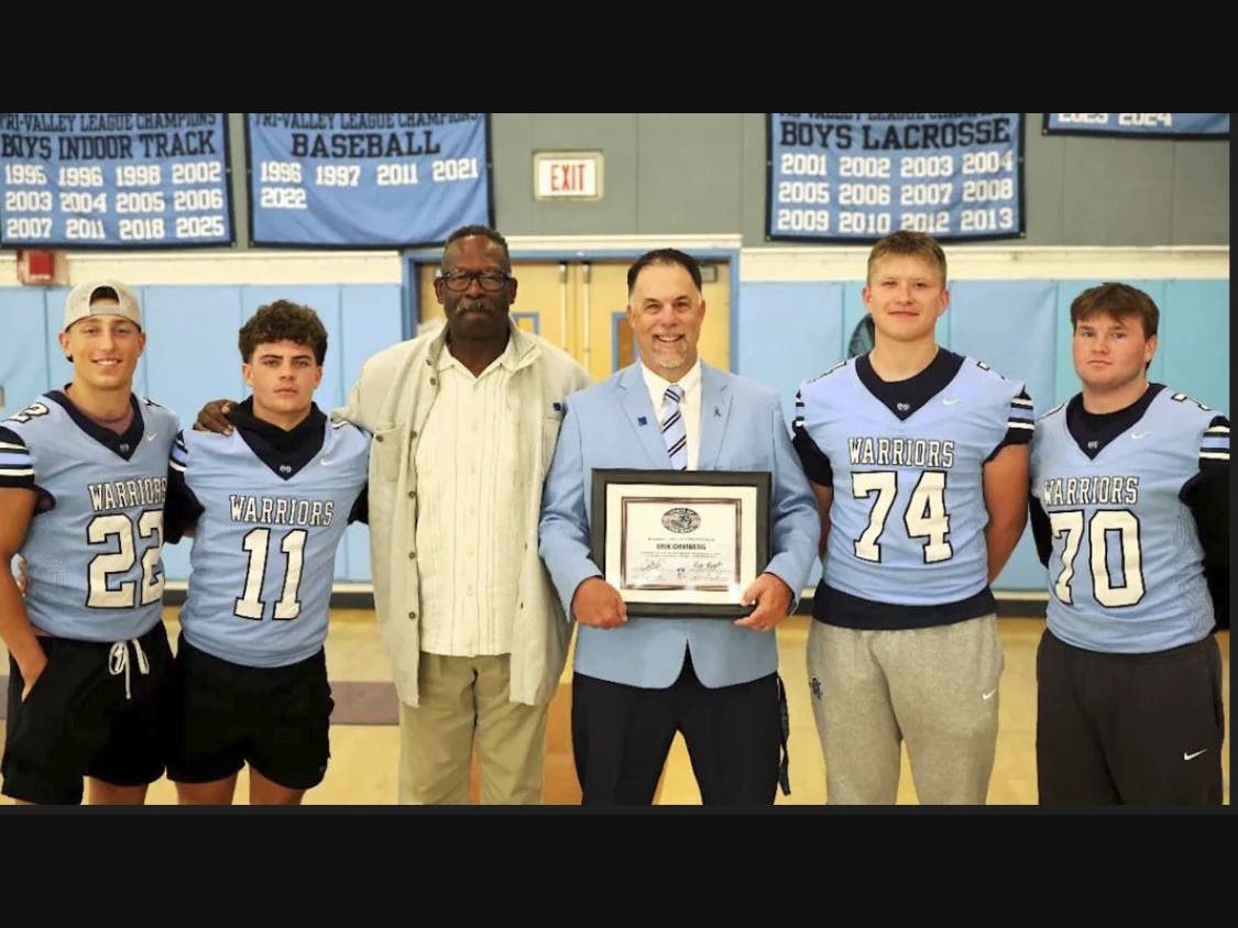 Medfield High School's Erik Ormberg Named New England Patriots Coach Of ...