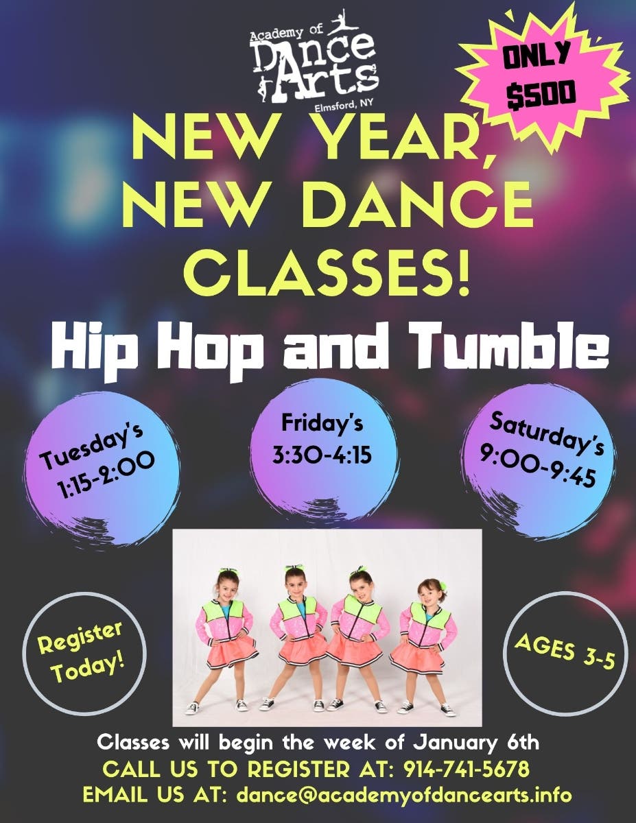 Academy of Dance Arts Presents New Dance Classes! - Rivertowns, NY Patch