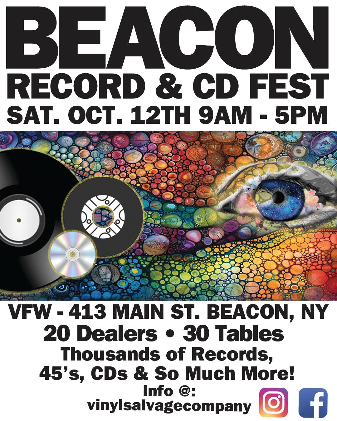 Oct 12 | Beacon Record & CD Fest | Mid Hudson Valley, NY Patch