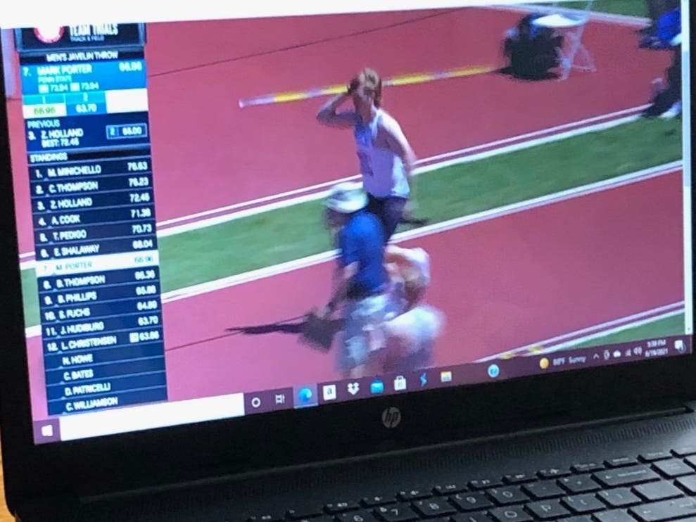Mark Porter's Track Career Takes Him to the Olympic Trials | Reading ...