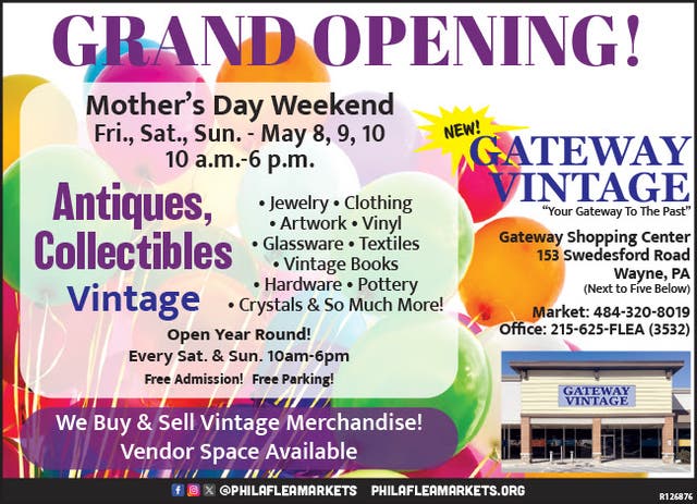 May 9 | Gateway Vintage Grand Opening- Mother's Day Weekend this Fri ...
