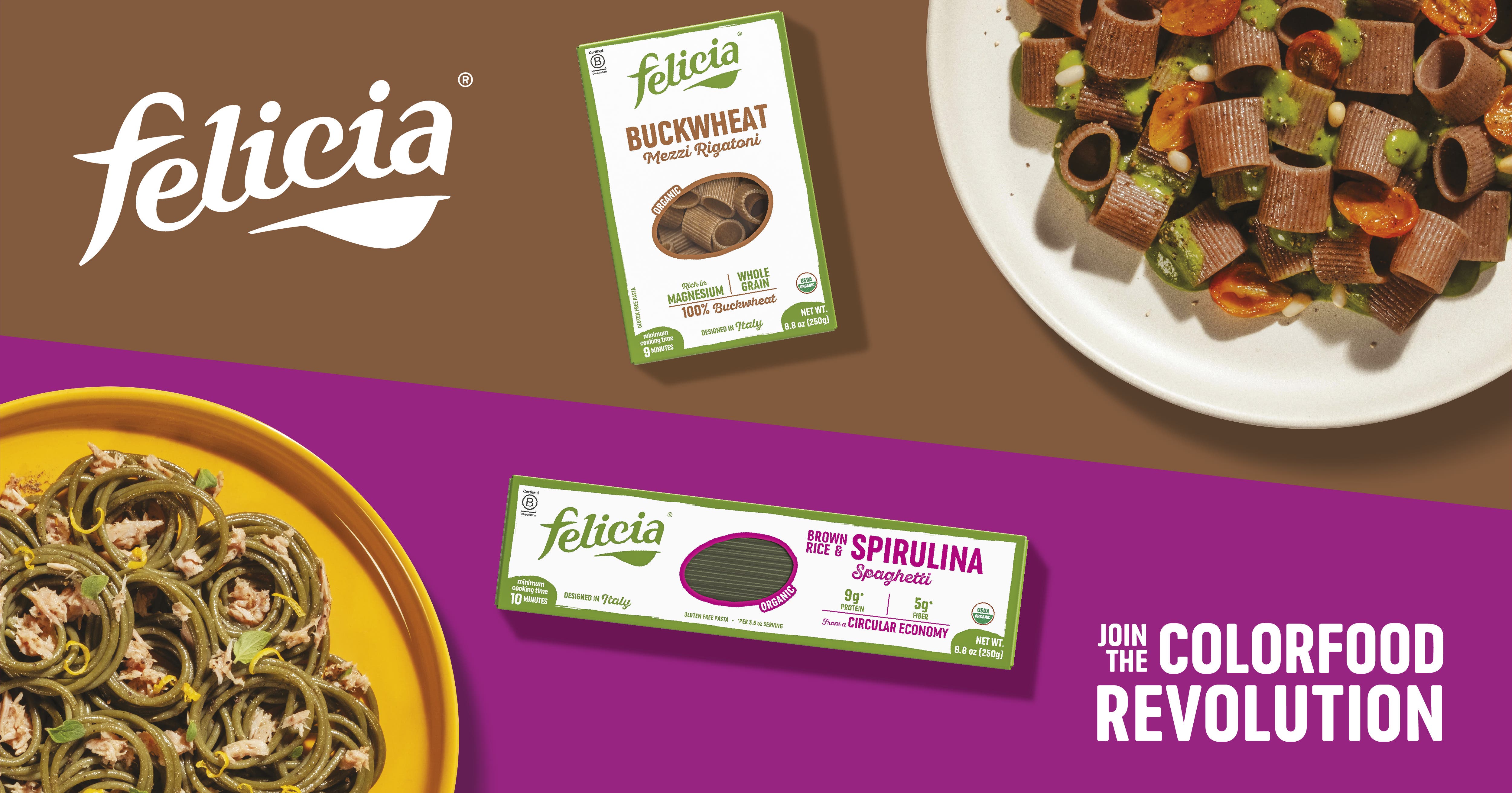 Felicia Debuts Spirulina Spaghetti, Buckwheat Rigatoni and Other Better ...