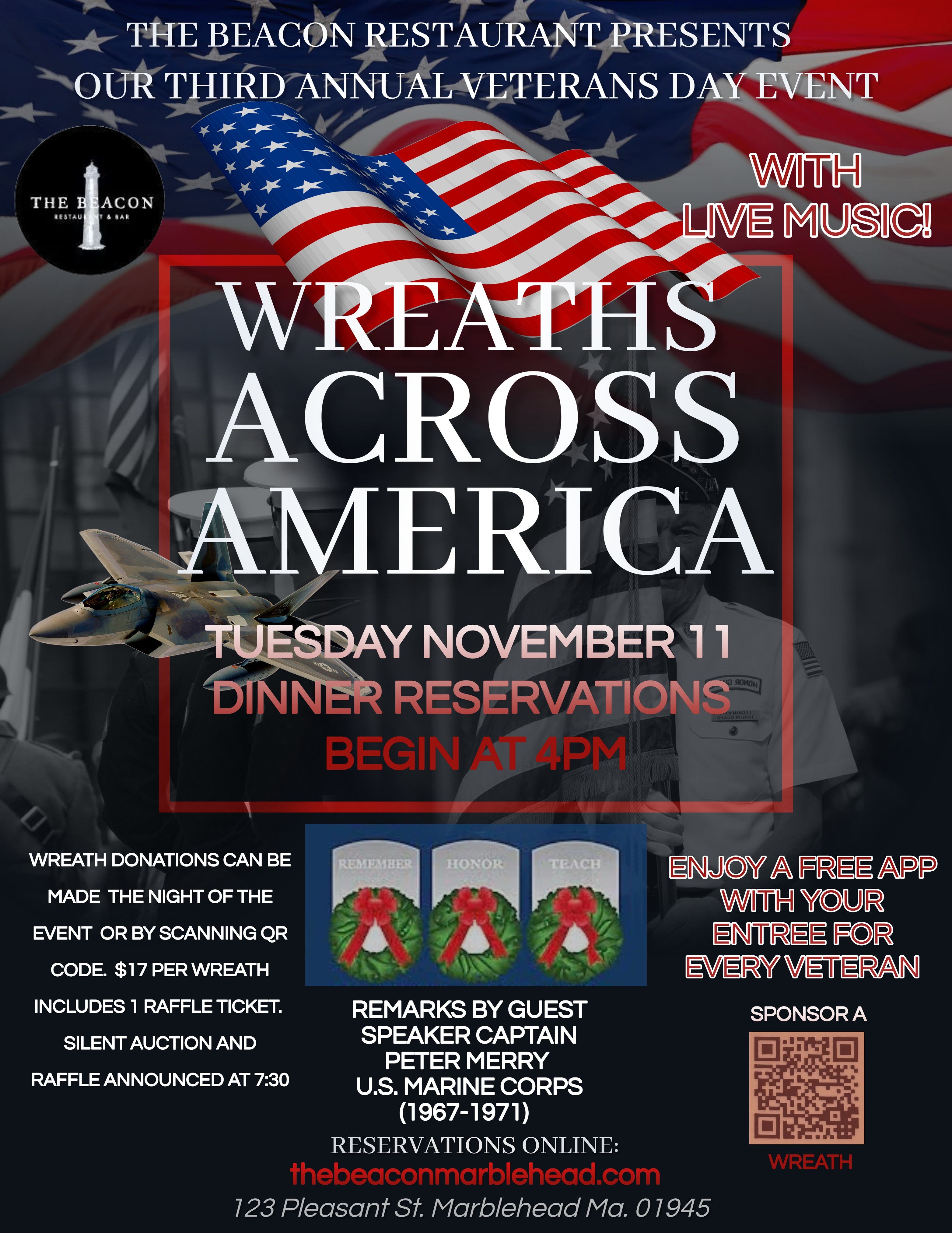 Nov 11 | The Beacon Restaurant to host annual Veterans Day Wreaths ...
