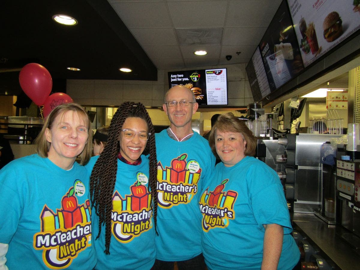 North Aurora McDonald's Hosts McTeacher's Night for Jewel Middle School ...