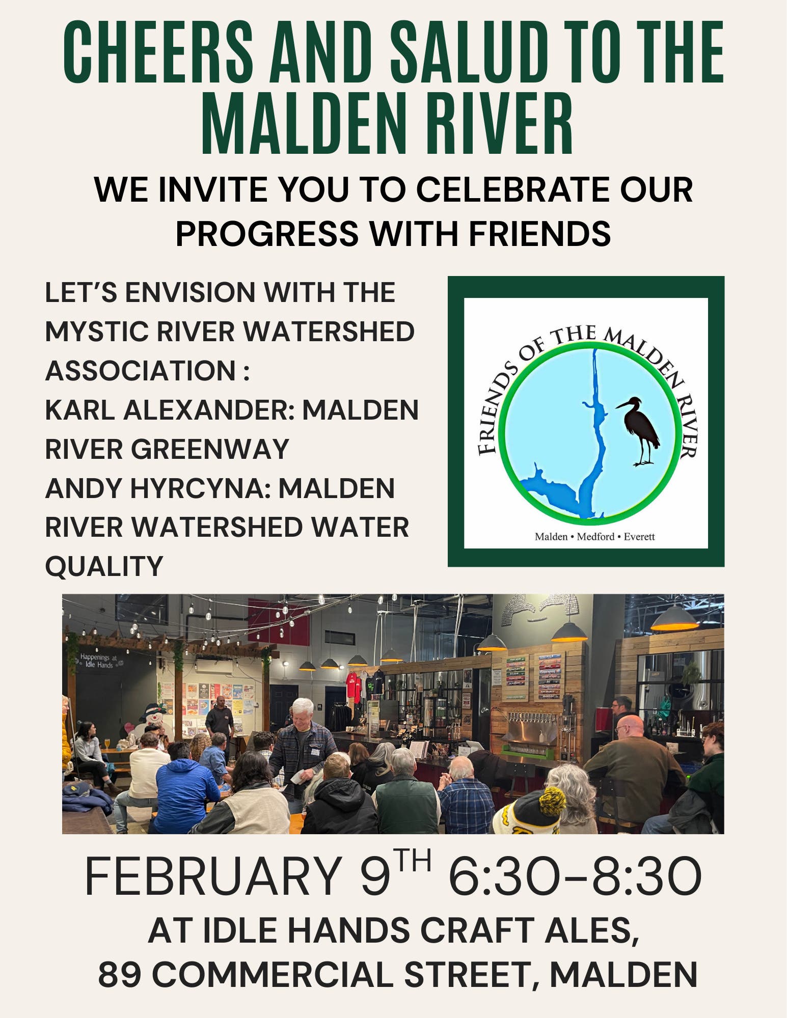 Feb 9 | Celebrate the Malden River | Malden, MA Patch
