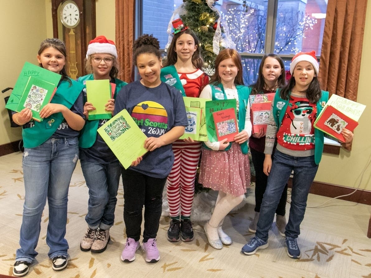 Mount Greenwood Girls Scouts Entertain Mercy Circle Residents | Beverly ...