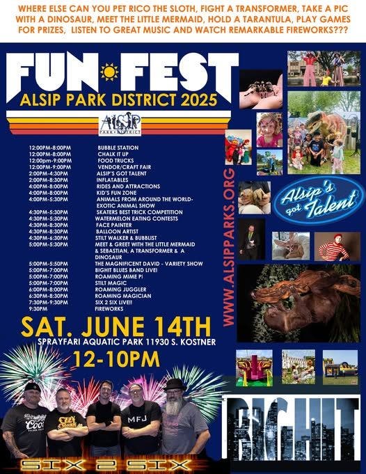 Get Ready For Some Fun Saturday At Alsip Park District's Fun Fest ...