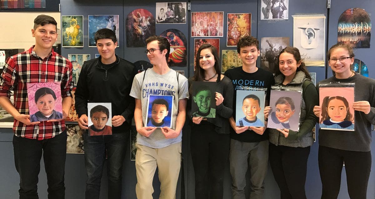 VHHS Students Continue Supporting The Memory Project Through Their Art ...