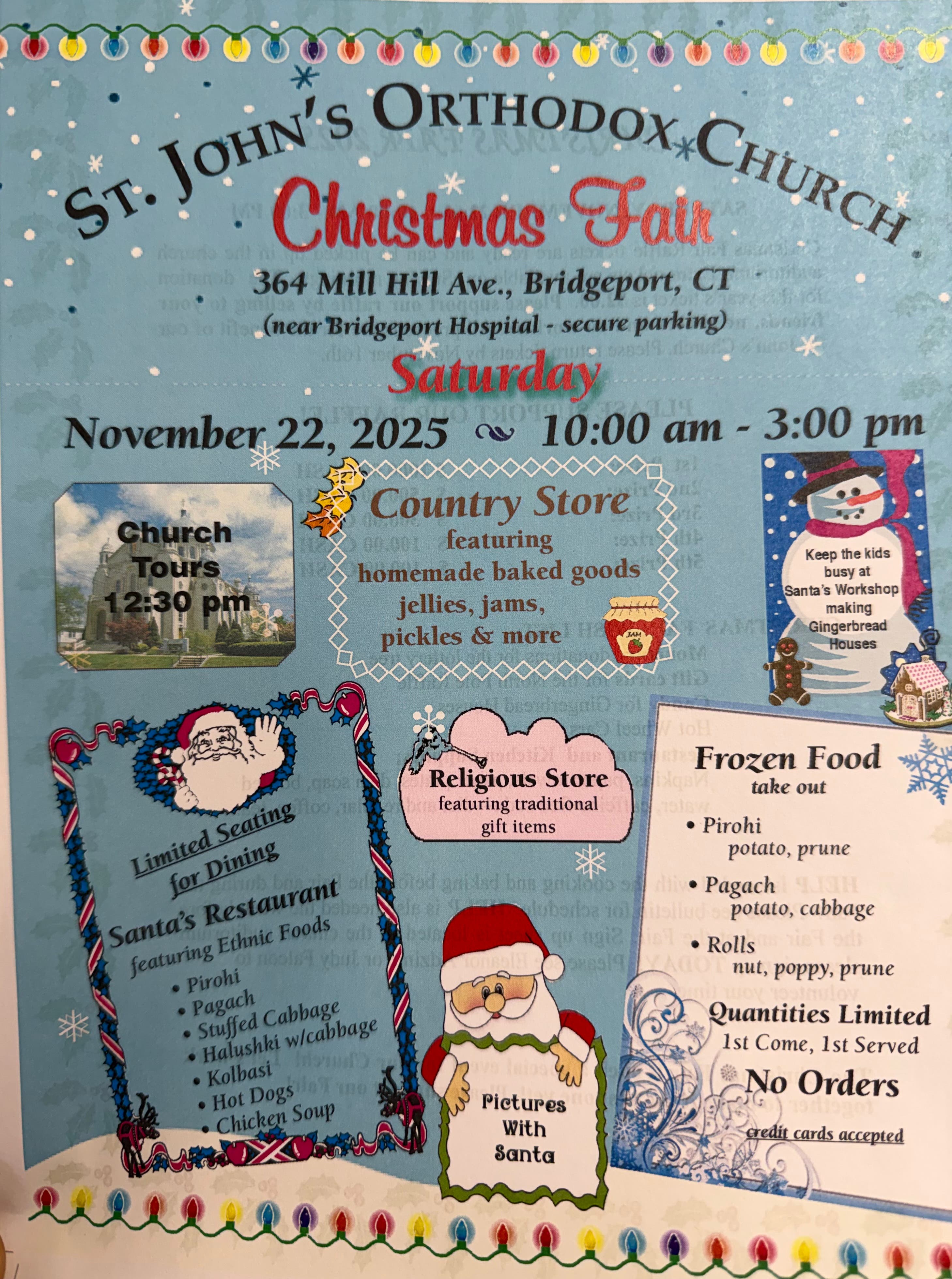 Nov 22 | St. John's Orthodox Church Christmas Fair | Trumbull, CT Patch