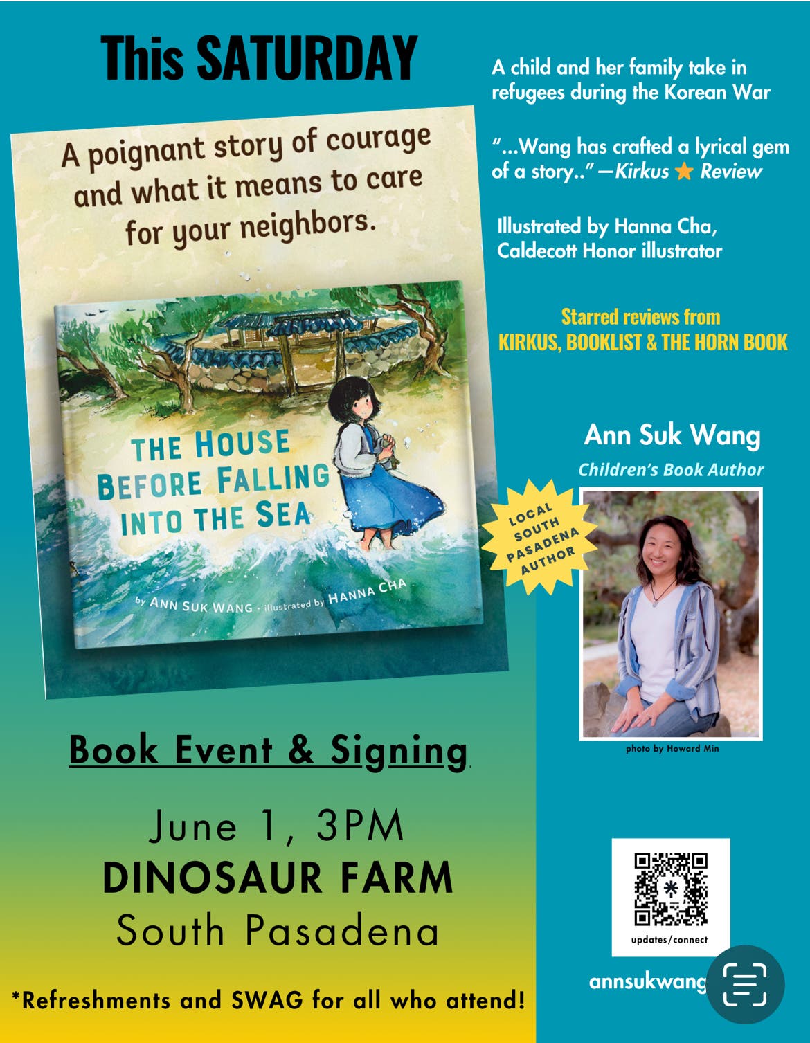 Jun 1 | Book Signing by local author Ann Suk Wang | South Pasadena, CA ...