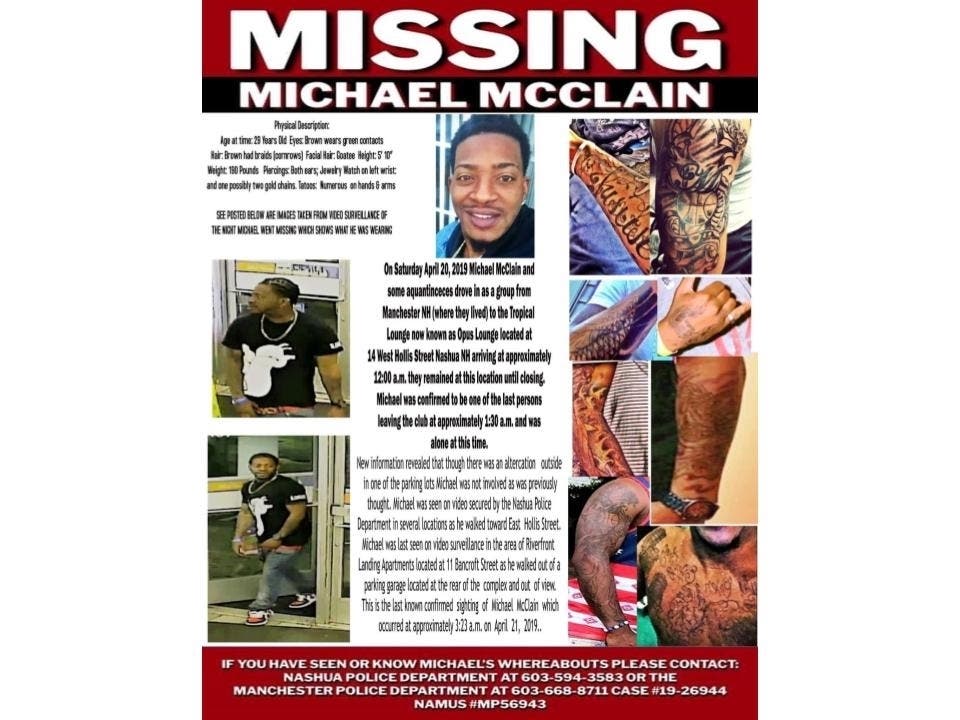 Nashua Police Still Seeking Tips About Missing Manchester Man | Nashua ...