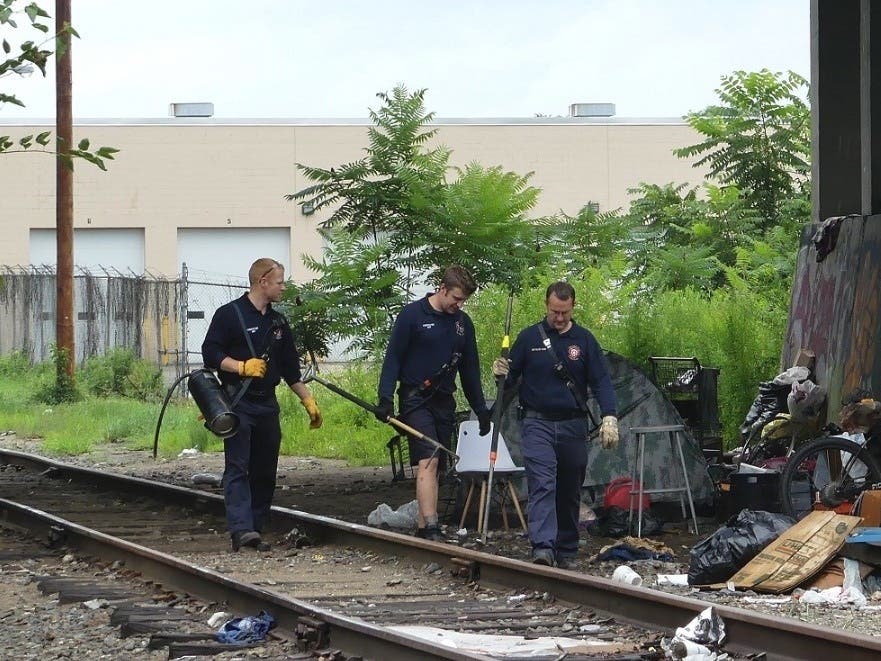 Smoke Underneath I-393 Leads To Concord Homeless Camp Fire | Concord ...