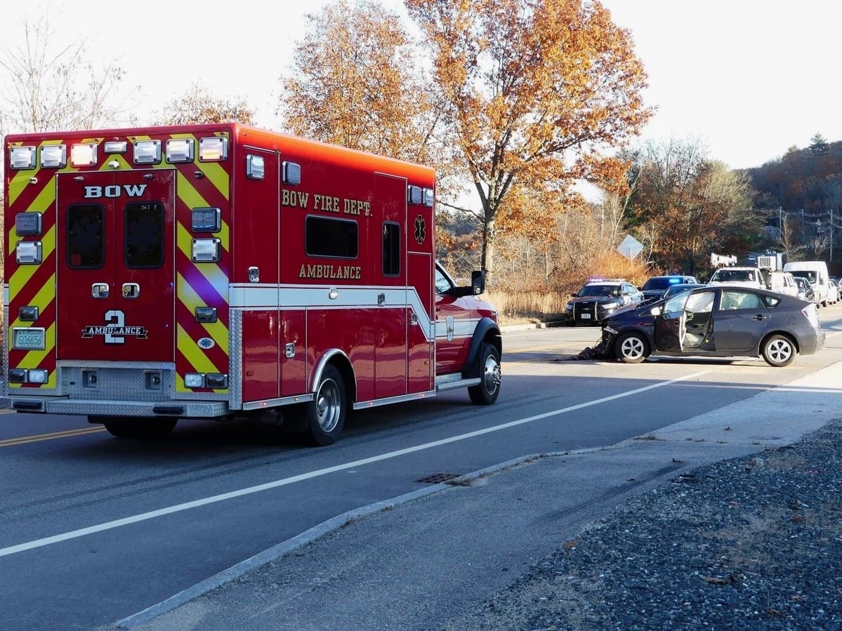 Crash On Route 3A In Bow Sends 3 To Concord Hospital: Watch | Concord ...