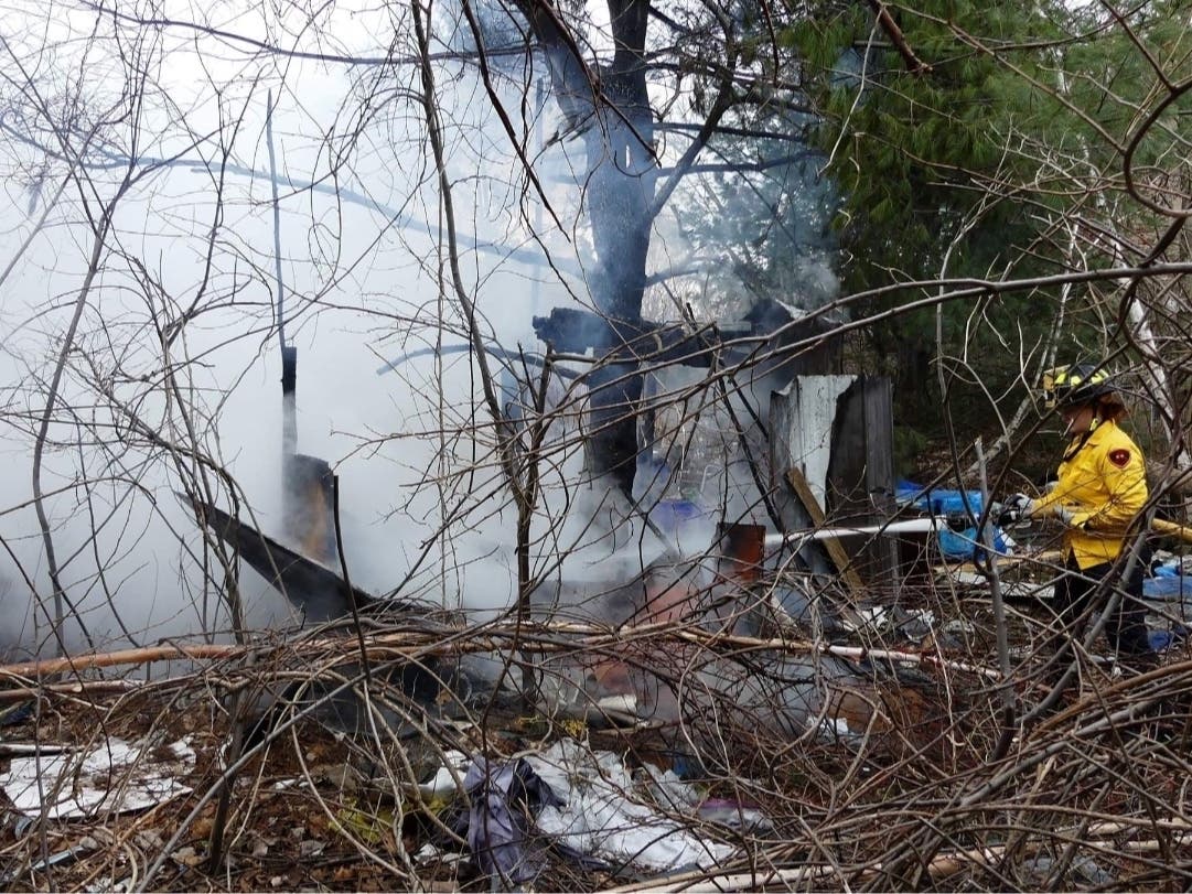Concord Firefighters Extinguish Another Homeless Campsite Fire: Watch ...