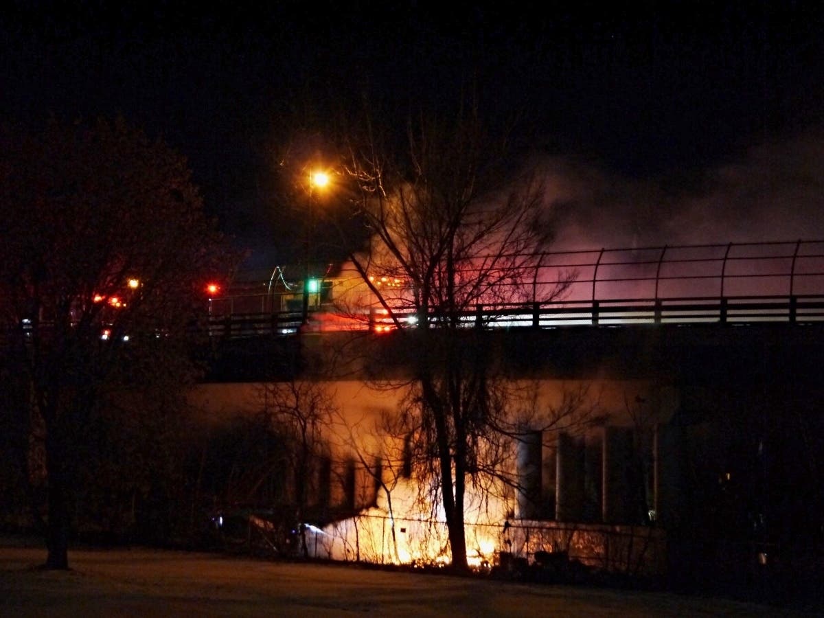Explosion Reported At Homeless Camp Fire Under Concord Bridge: Watch ...