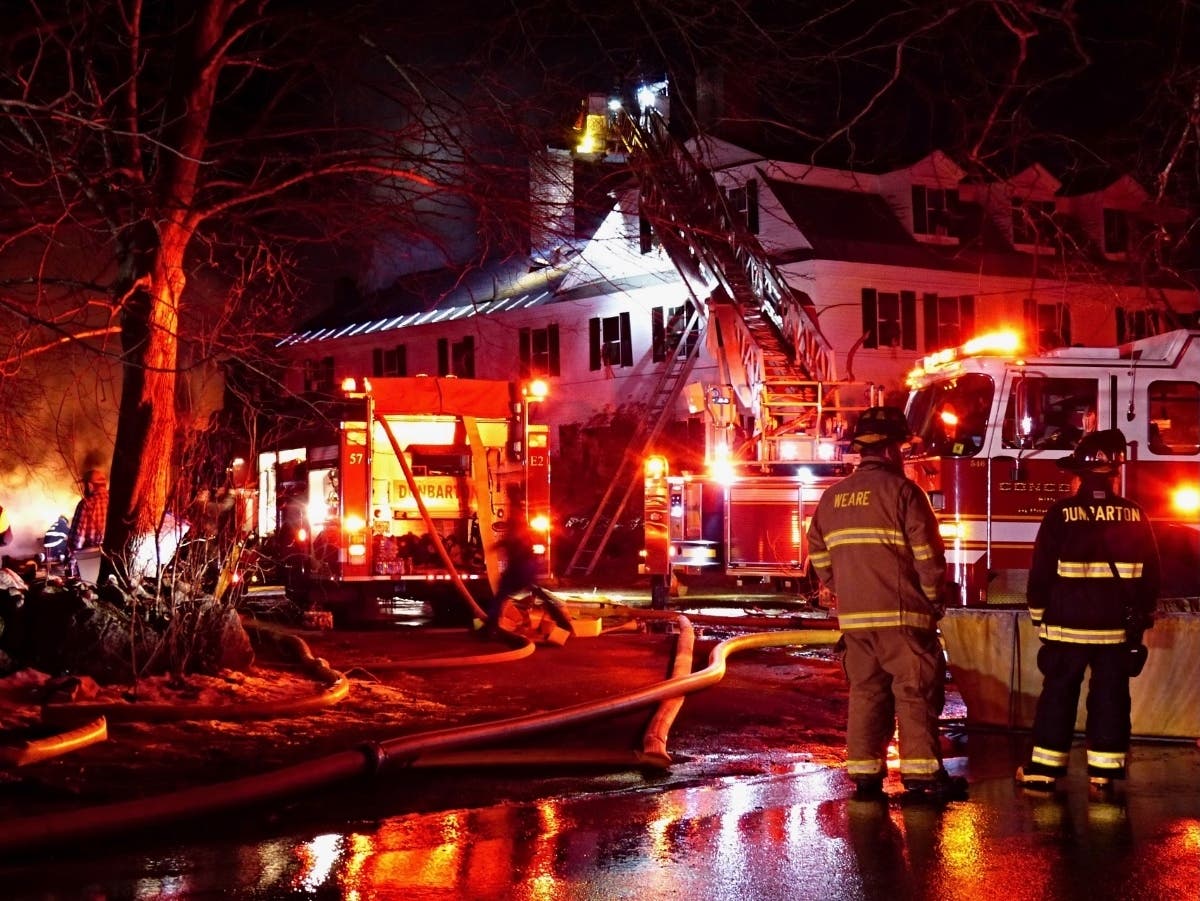Barn And House Fire In Dunbarton Goes To 4-Alarms: Watch | Concord, NH ...