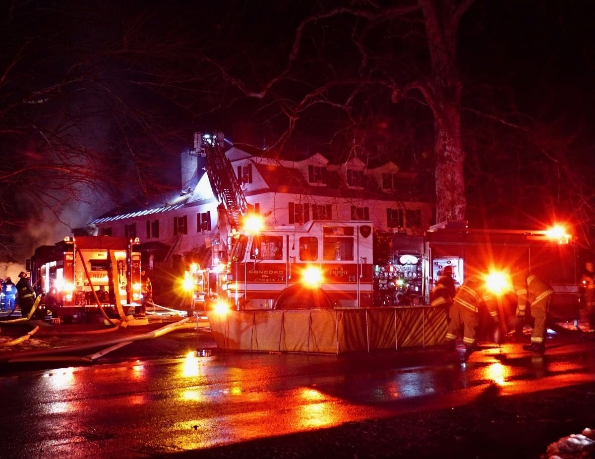 Barn And House Fire In Dunbarton Goes To 4-Alarms: Watch | Concord, NH ...