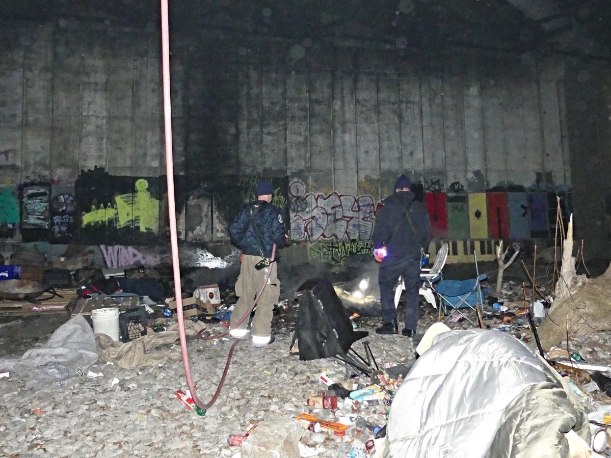 Another Concord Homeless Camp Fire Underneath Water Street: Watch ...