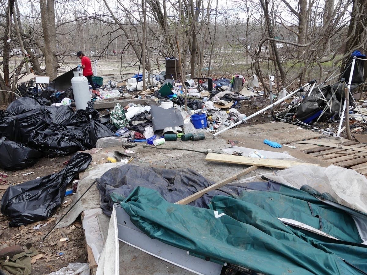 State Is Finally Cleaning Up Massive Homeless Camp; Parcels For Sale ...
