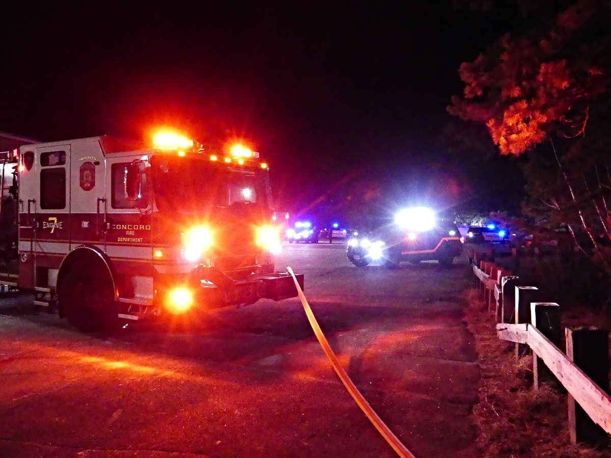 Explosions Reported During Concord Homeless Camp Fire Near Route 106 ...