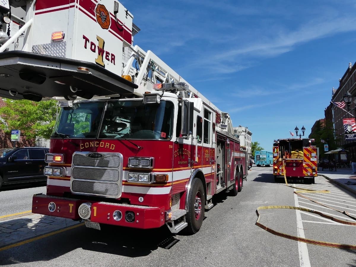 Roof Fire Extinguished At North Main Street Bank In Downtown Concord ...