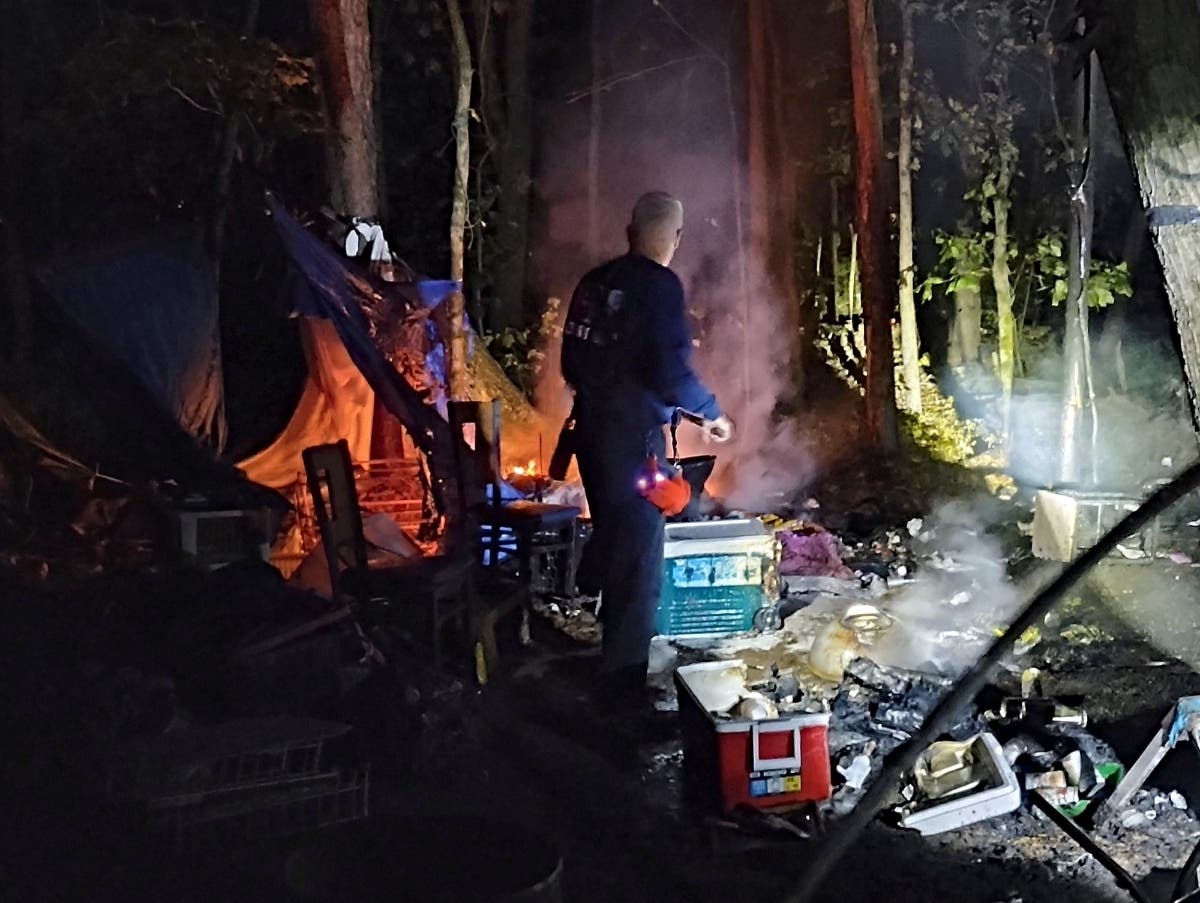 Concord Homeless Camp Fire Extinguished Behind Abandoned TGI Friday ...
