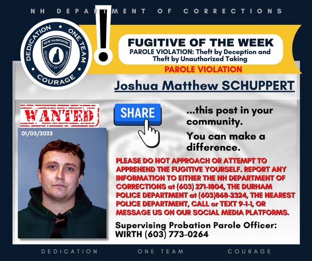 Seacoast Thief Accused Of Absconding From Parole Supervision, According ...