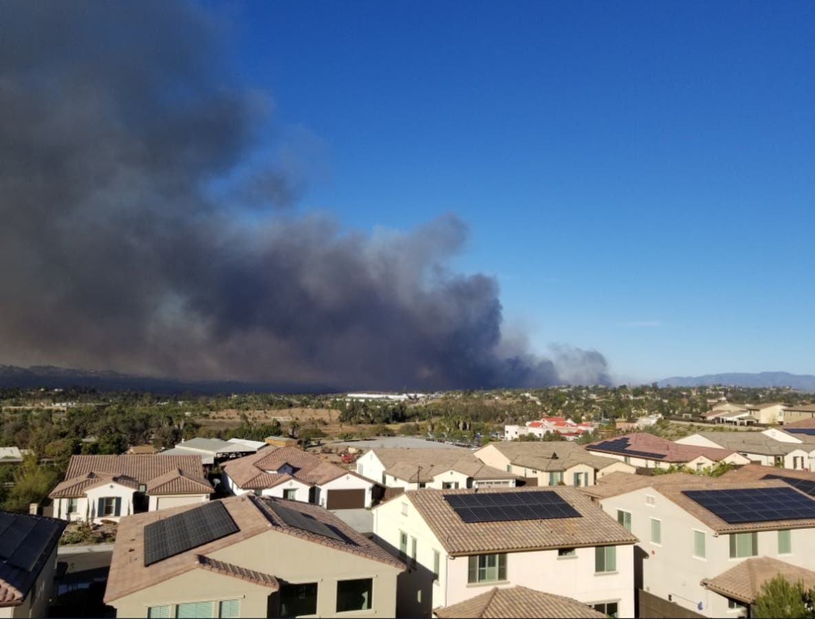 Lilac Fire Burns Out Of Control In San Diego County | Escondido, CA Patch