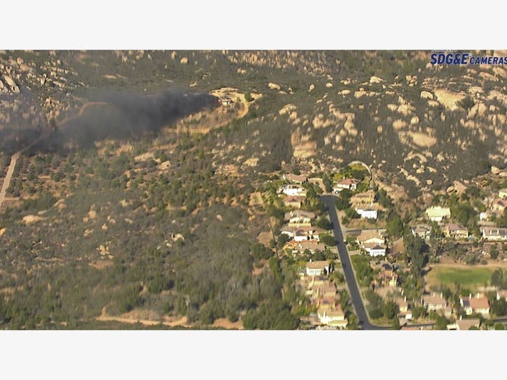 Fire Rips Through Ramona Home, Threatens Vegetation | Ramona, CA Patch