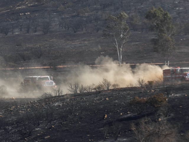 Border 2 Fire: 6,625 Acres Burned, 74% Contained In San Diego County ...