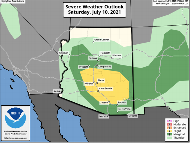 Tucson Weather: Damaging Winds, Dust Storms Possible Saturday | Tucson ...
