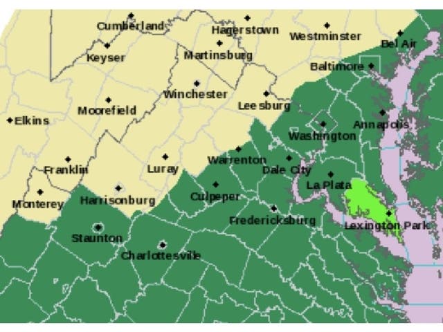 Up To 3 Inches Rain Expected, Baltimore County Under Flood Watch ...