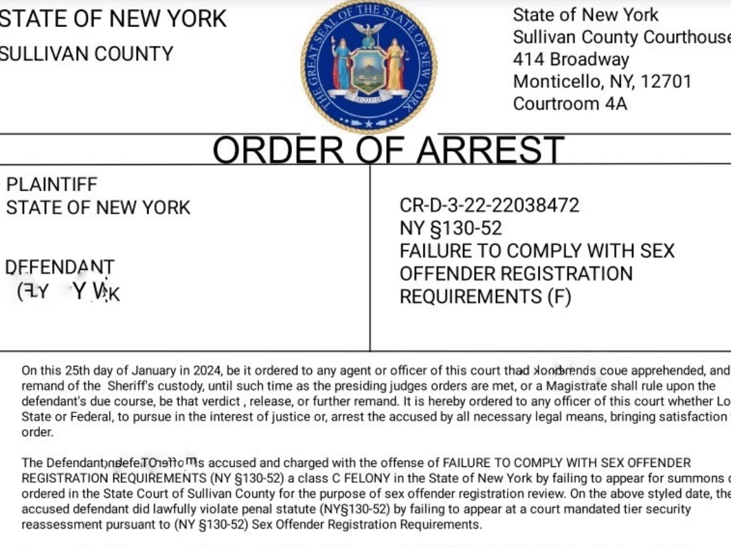 Sullivan County Warns Of Scam About 'Order Of Arrest' | Mid Hudson ...