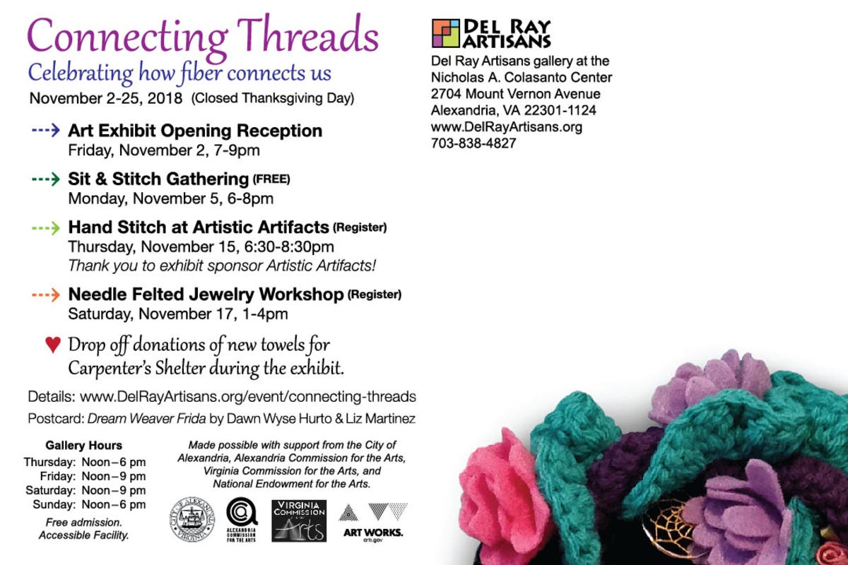 Connecting Threads Art Exhibit at Del Ray Artisans | Del Ray, VA Patch